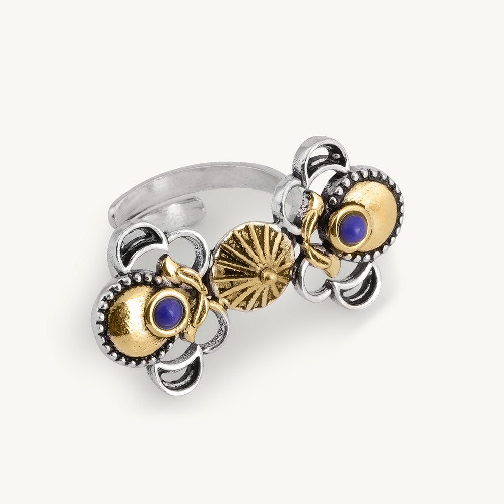925 Silver Tomb Statement Ring – Palmonas